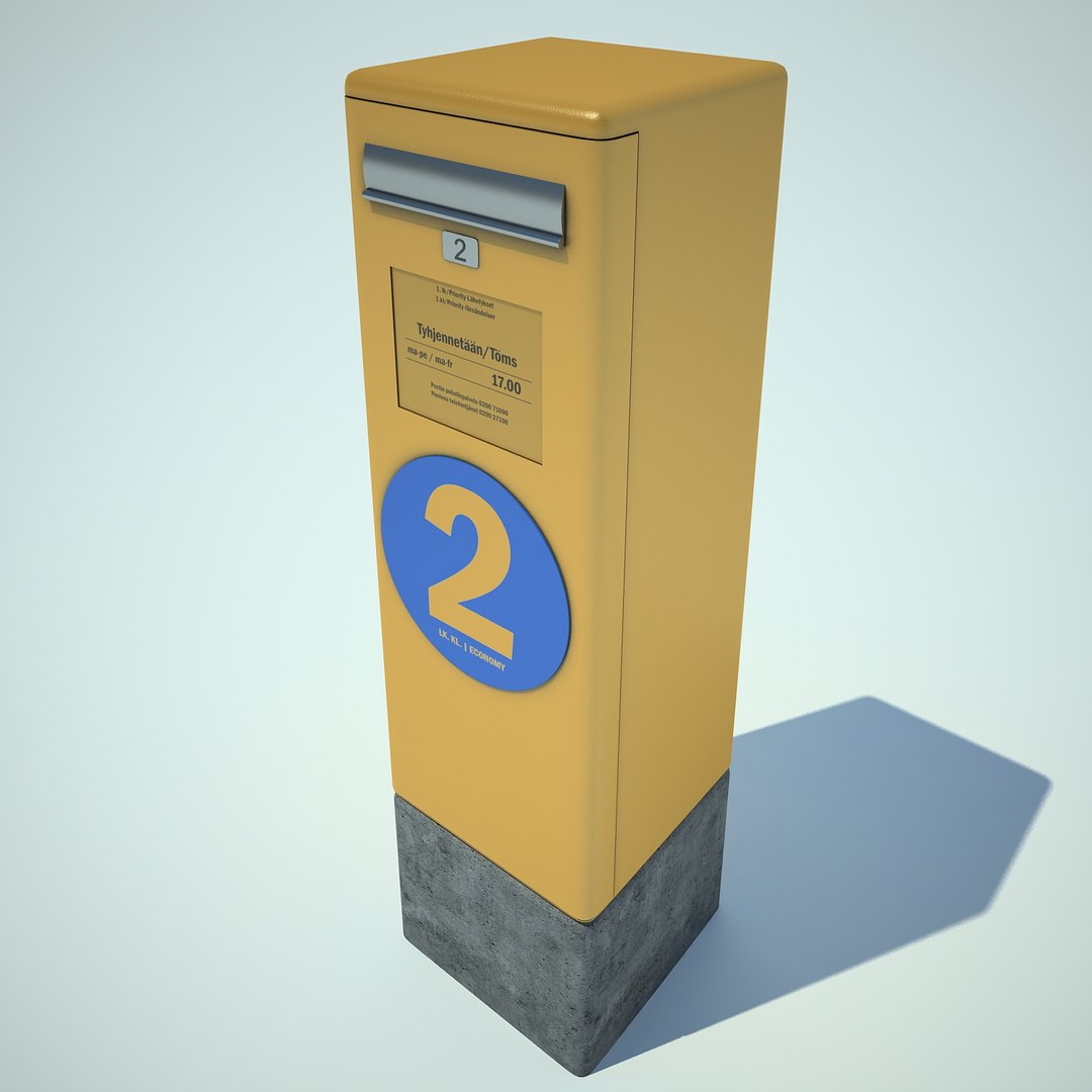 Mail Post Box 3d 3ds