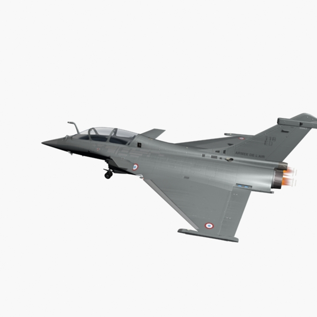 dassault rafale fighter 3d model