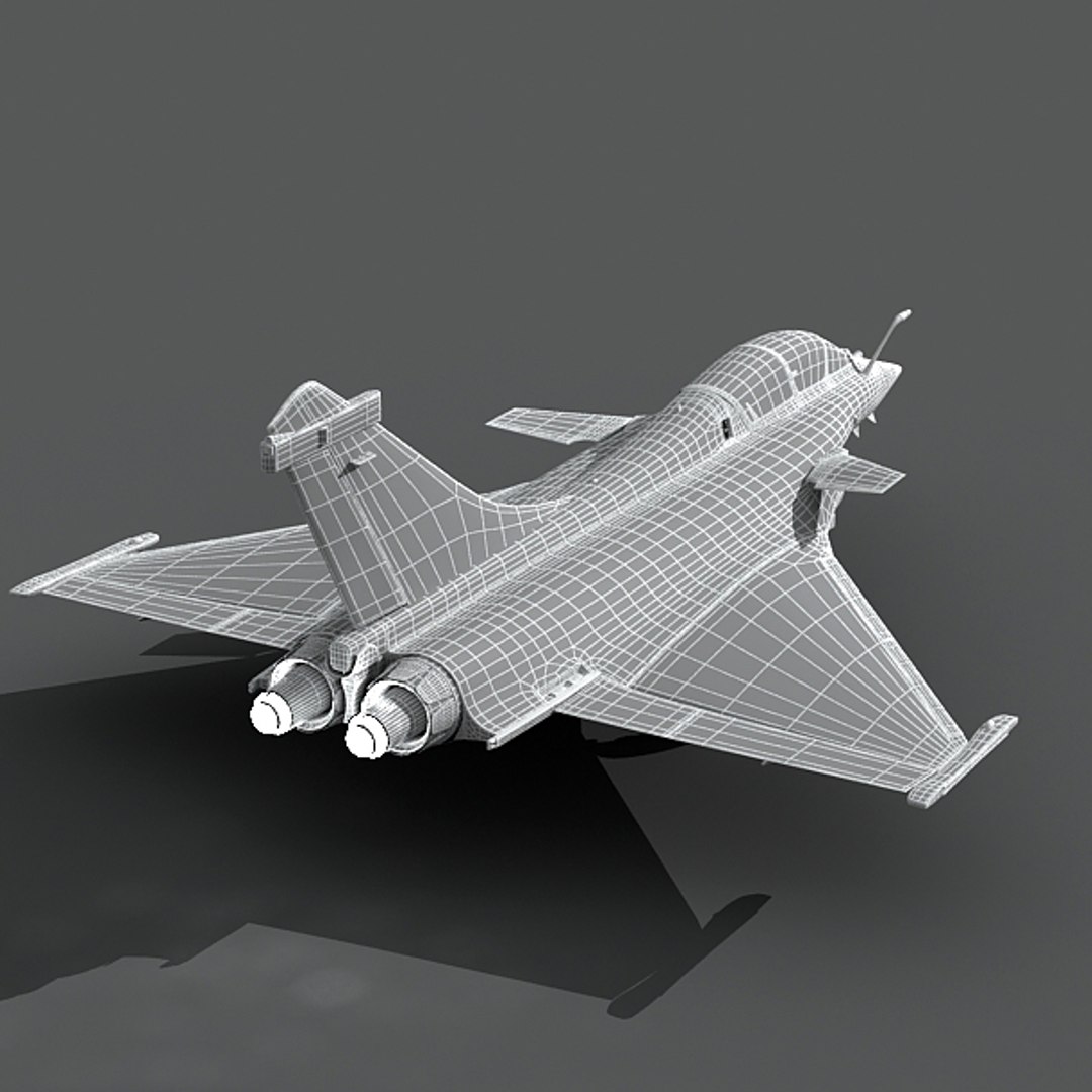 dassault rafale fighter 3d model