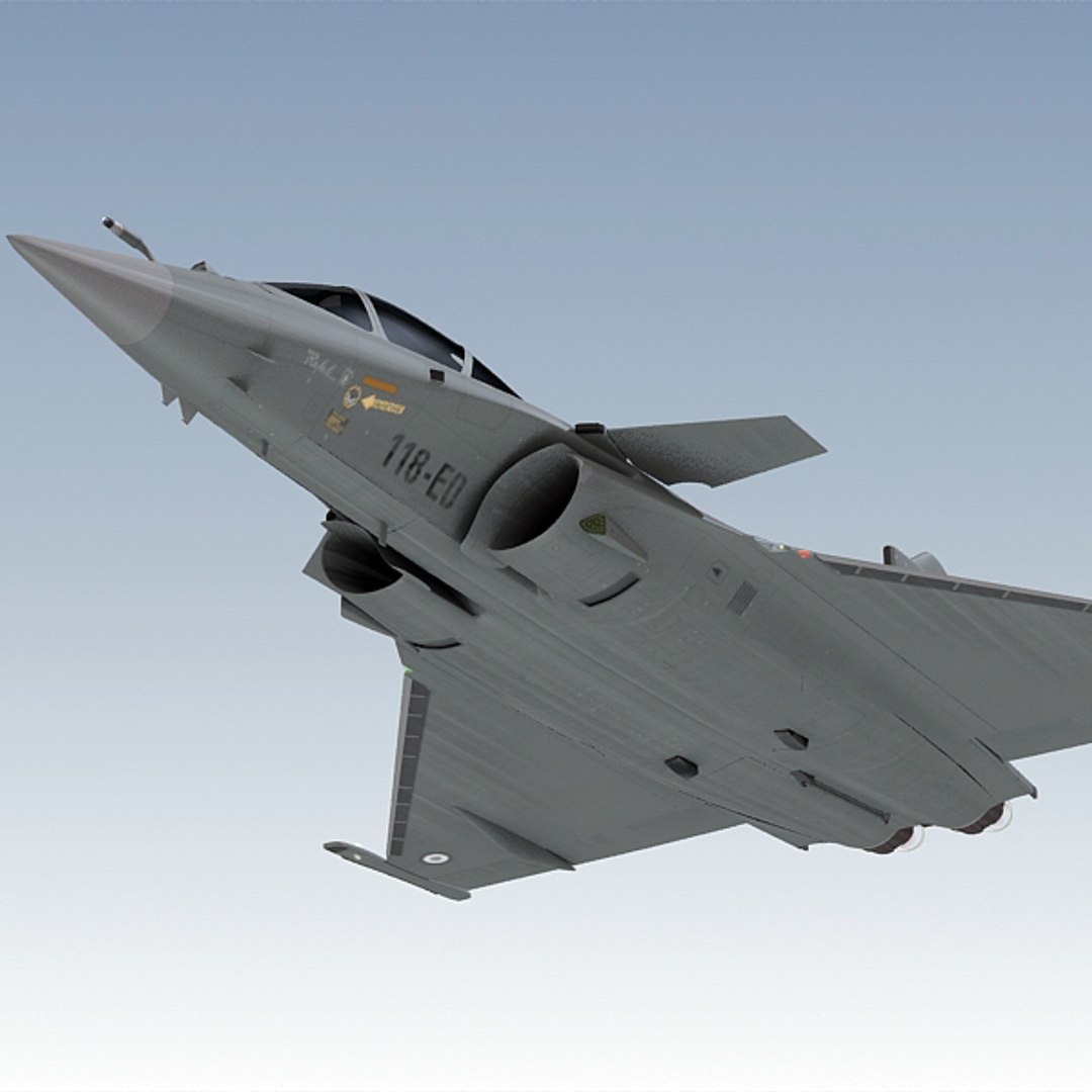 dassault rafale fighter 3d model