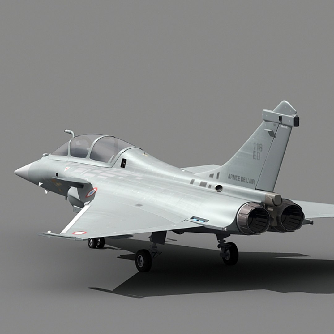 dassault rafale fighter 3d model