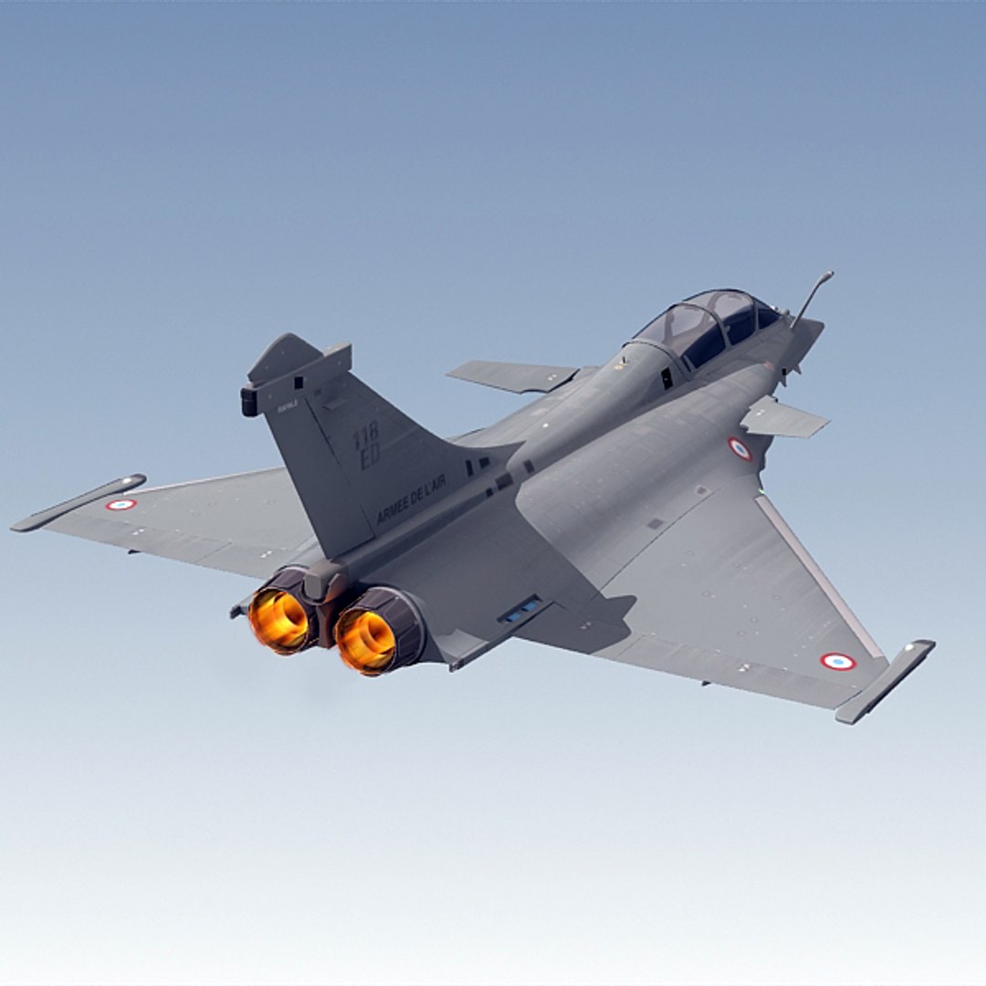 dassault rafale fighter 3d model