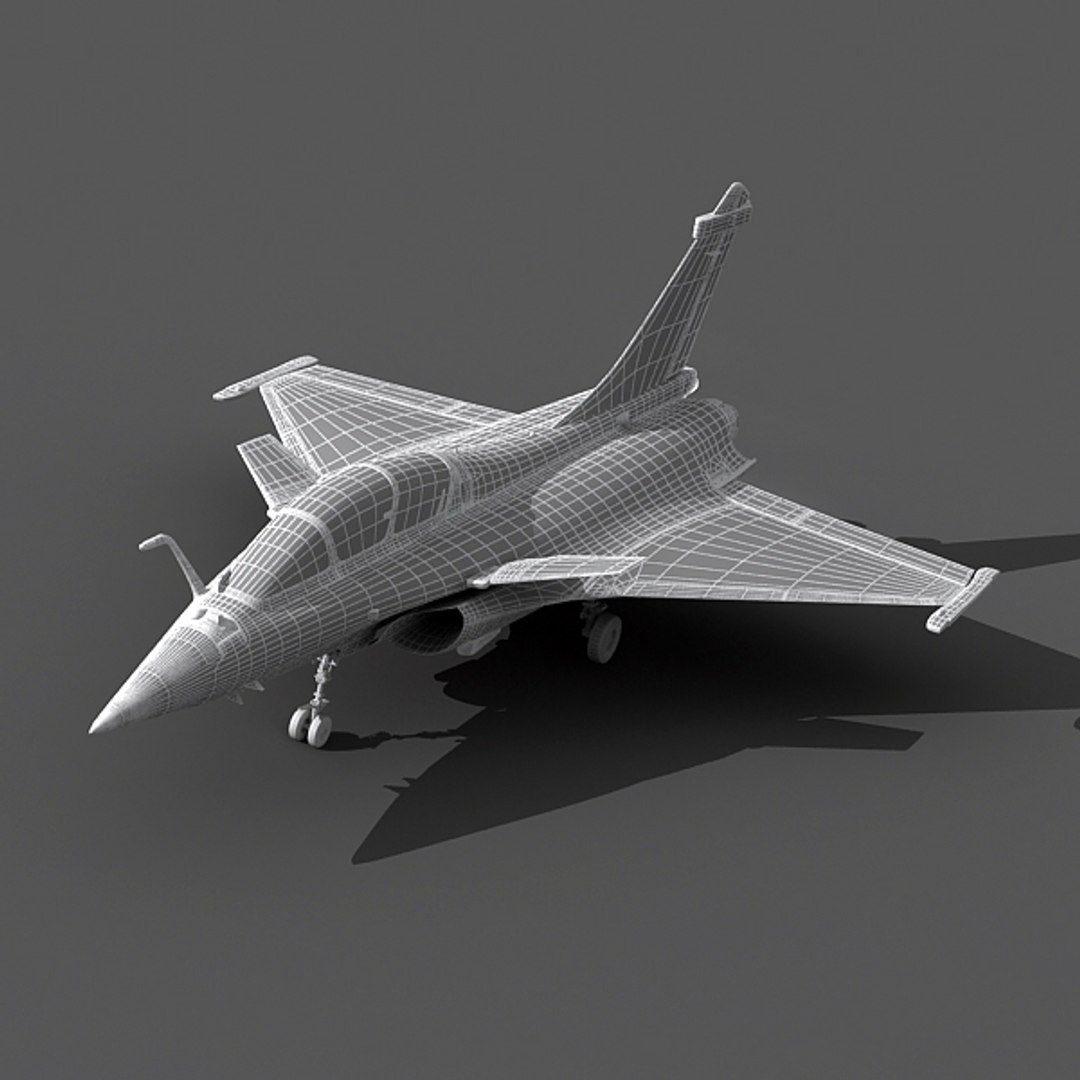 dassault rafale fighter 3d model