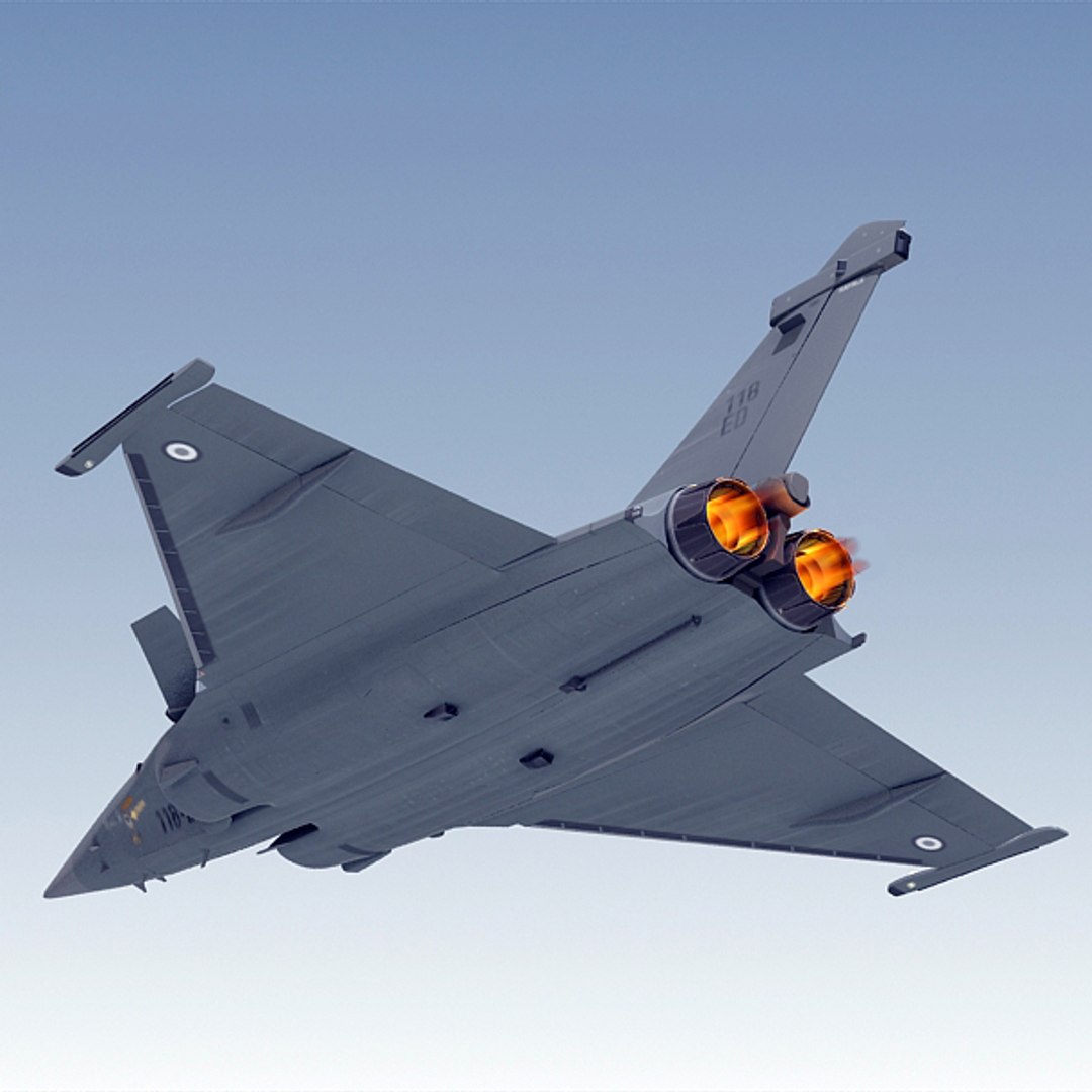 dassault rafale fighter 3d model