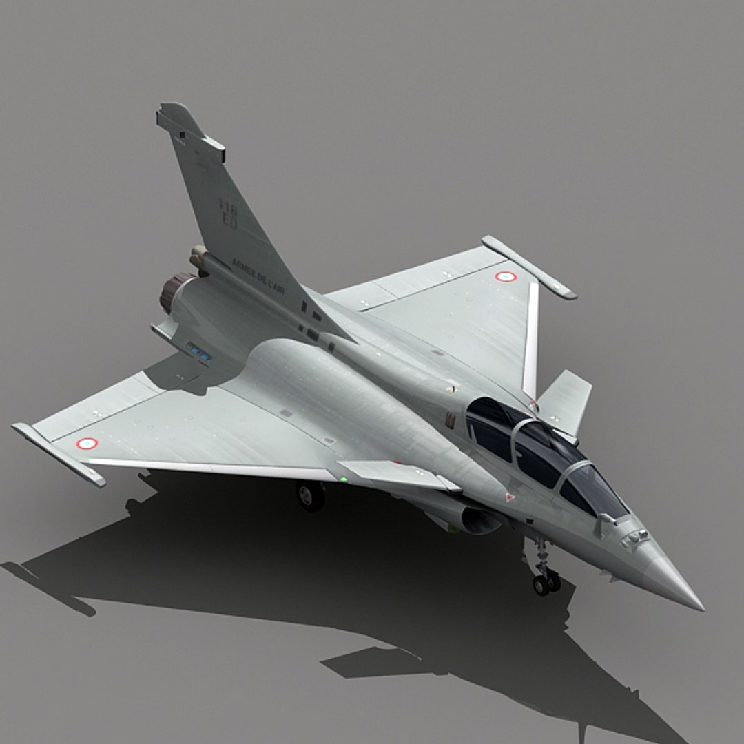dassault rafale fighter 3d model