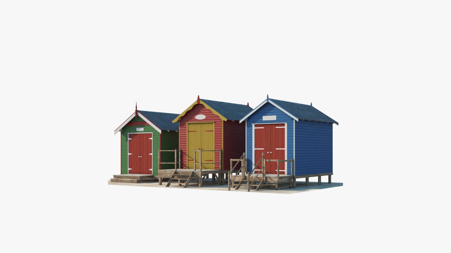 modelo 3d Beach hut - TurboSquid 2056217