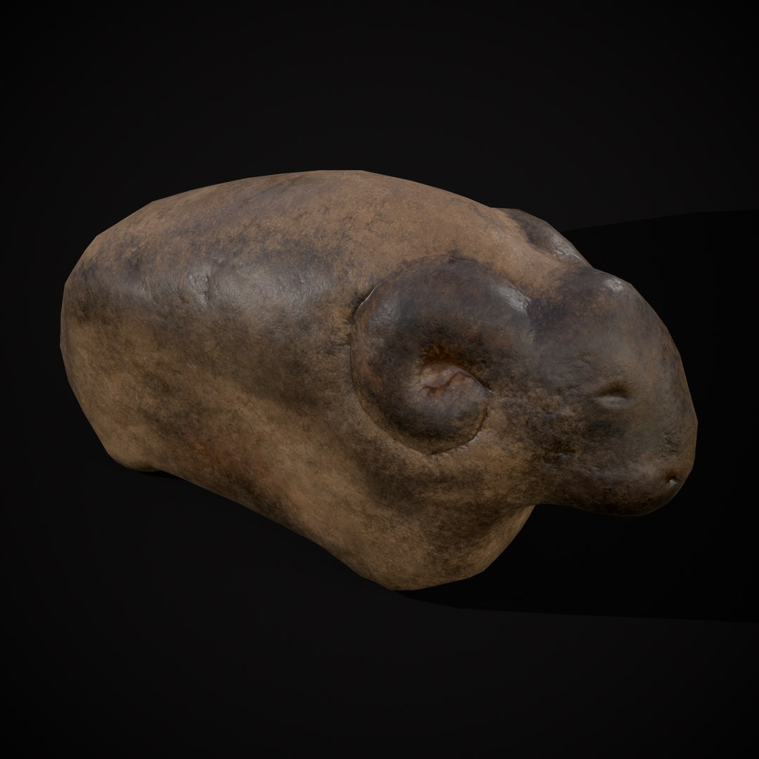 3D Medieval Stone Bull Model - TurboSquid 2122641