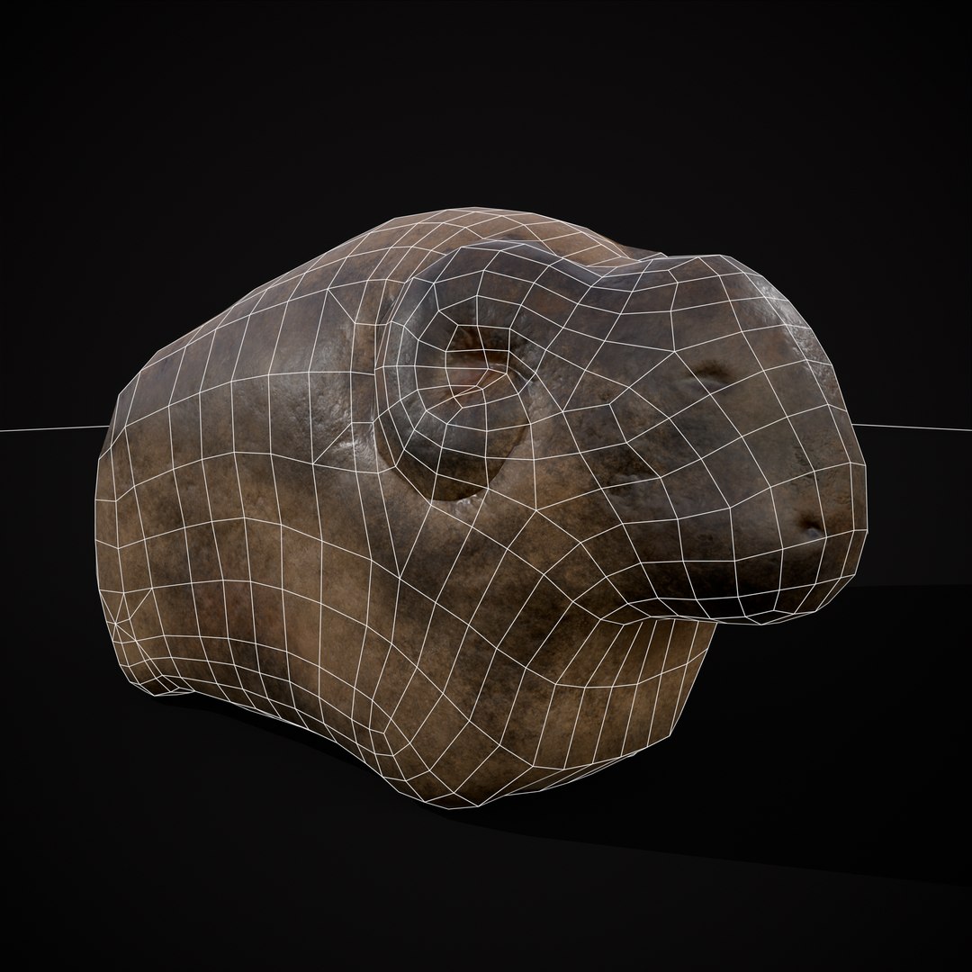 3D Medieval Stone Bull Model - TurboSquid 2122641