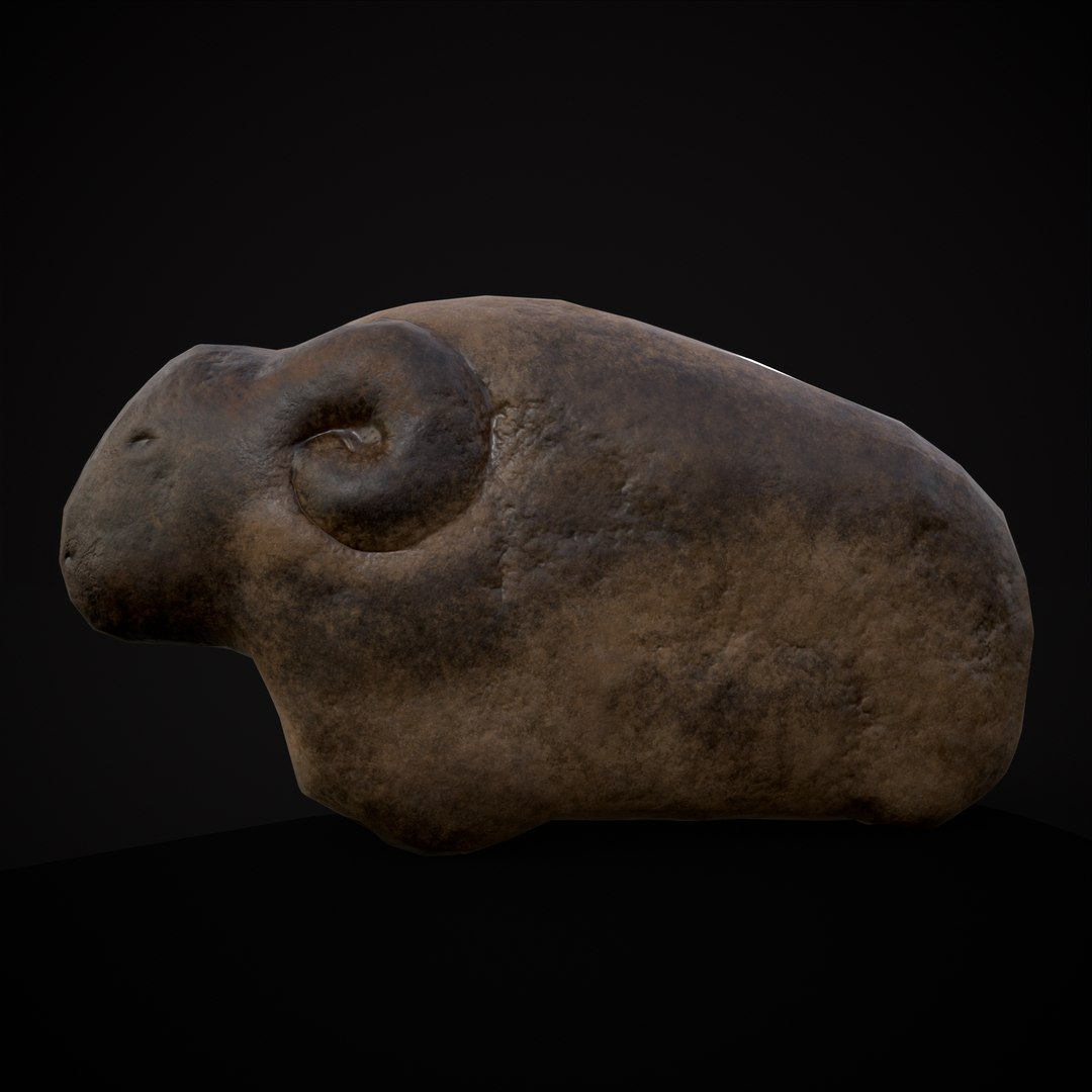 3D Medieval Stone Bull Model - TurboSquid 2122641