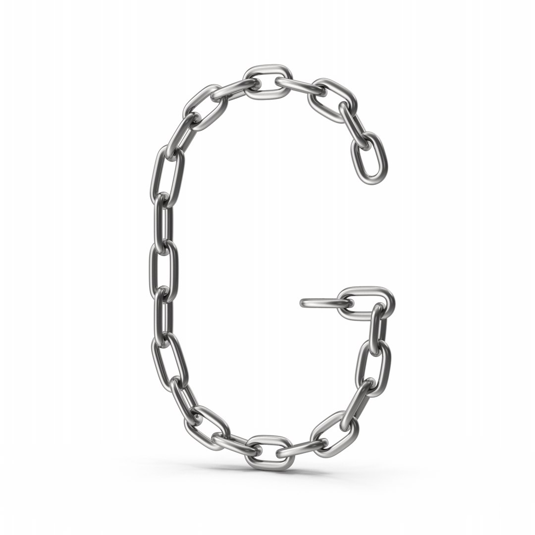 3D Chain Letter G - TurboSquid 2023087