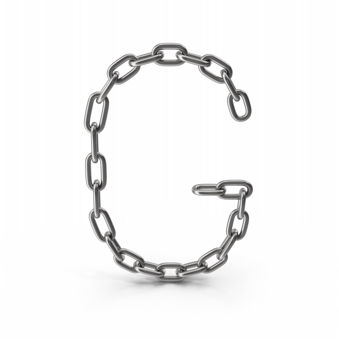 3D Chain Letter G - TurboSquid 2023087