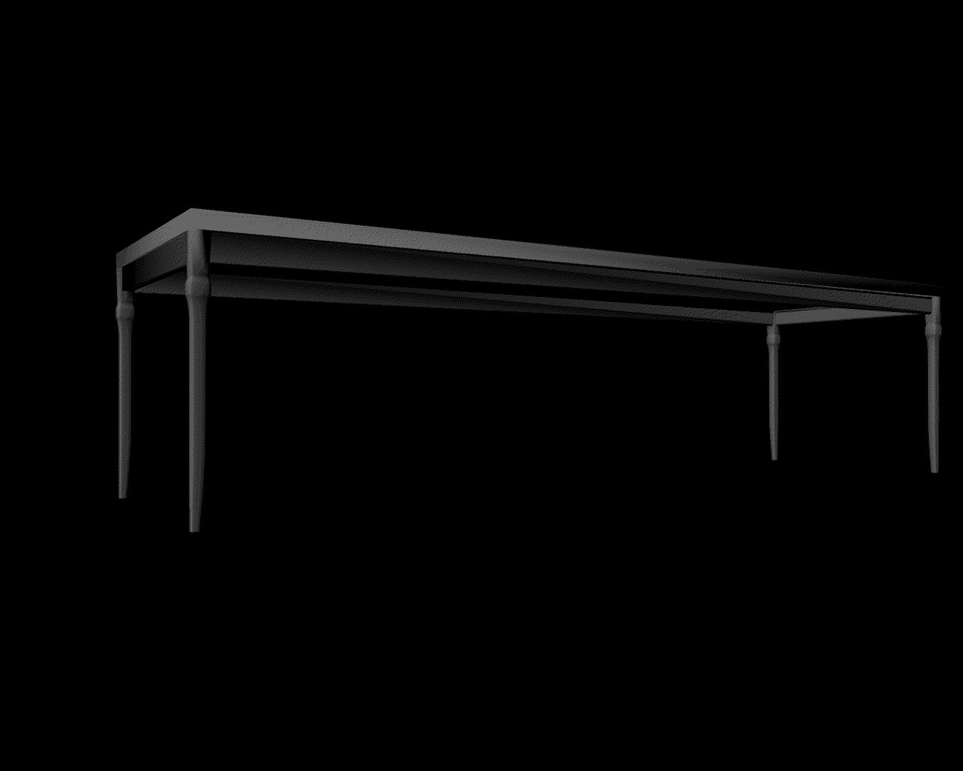 Table untextured 3D model | 1143494 | TurboSquid