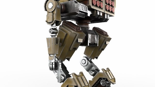 modelo 3d Torreta de robot de dibujos animados - TurboSquid 1661526