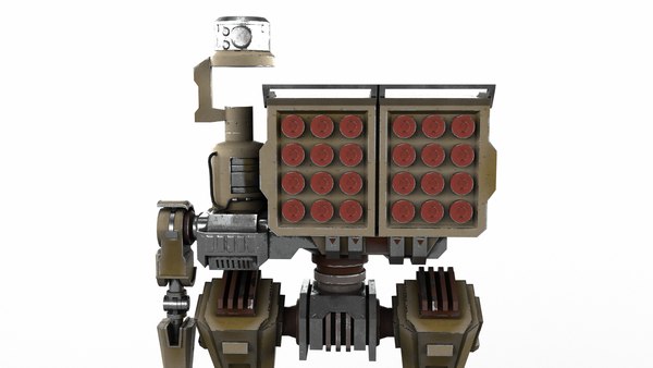 modelo 3d Torreta de robot de dibujos animados - TurboSquid 1661526