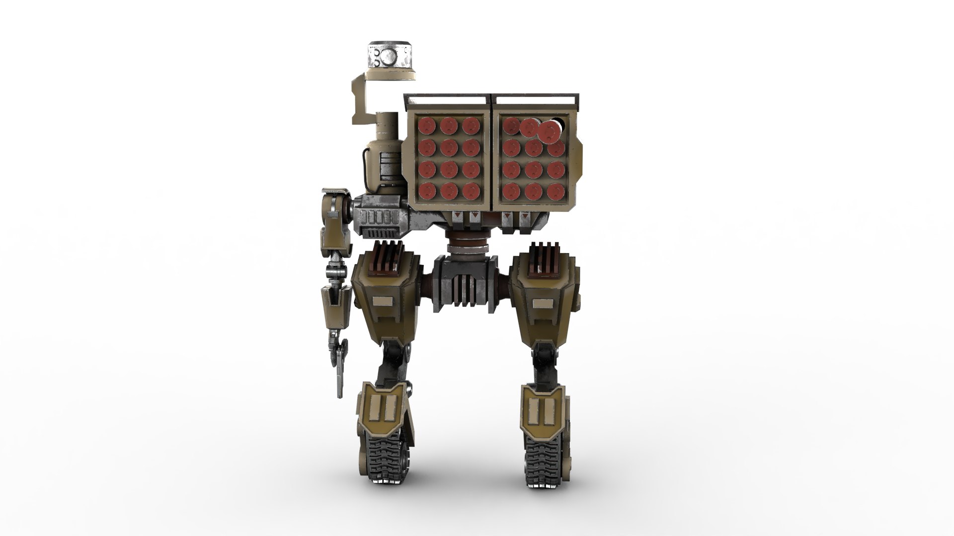 3D Robot Turret Model - TurboSquid 1661526