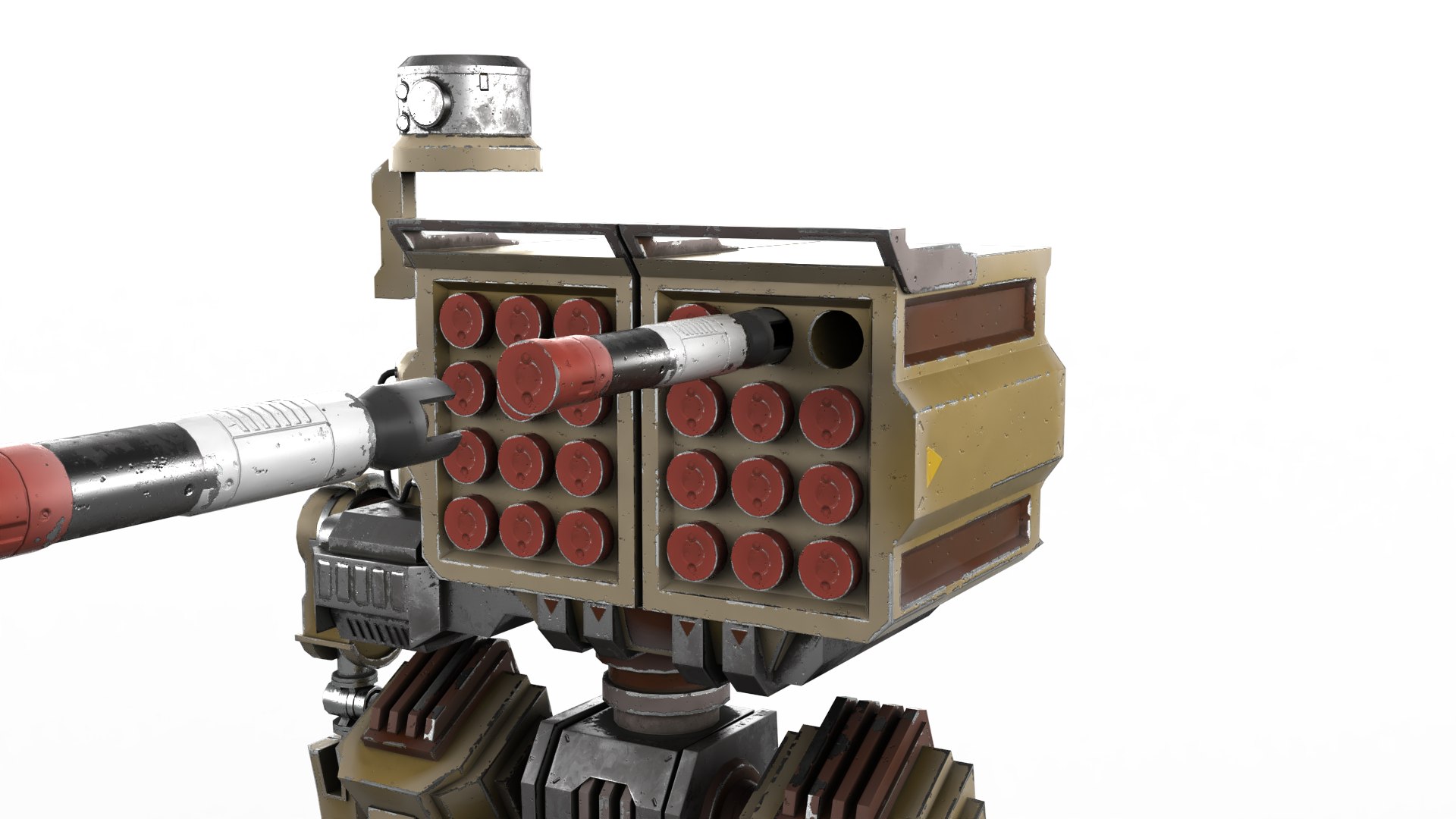 3D Robot Turret Model - TurboSquid 1661526