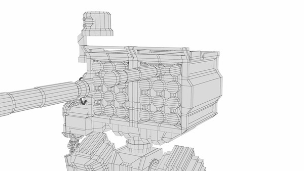 modelo 3d Torreta de robot de dibujos animados - TurboSquid 1661526