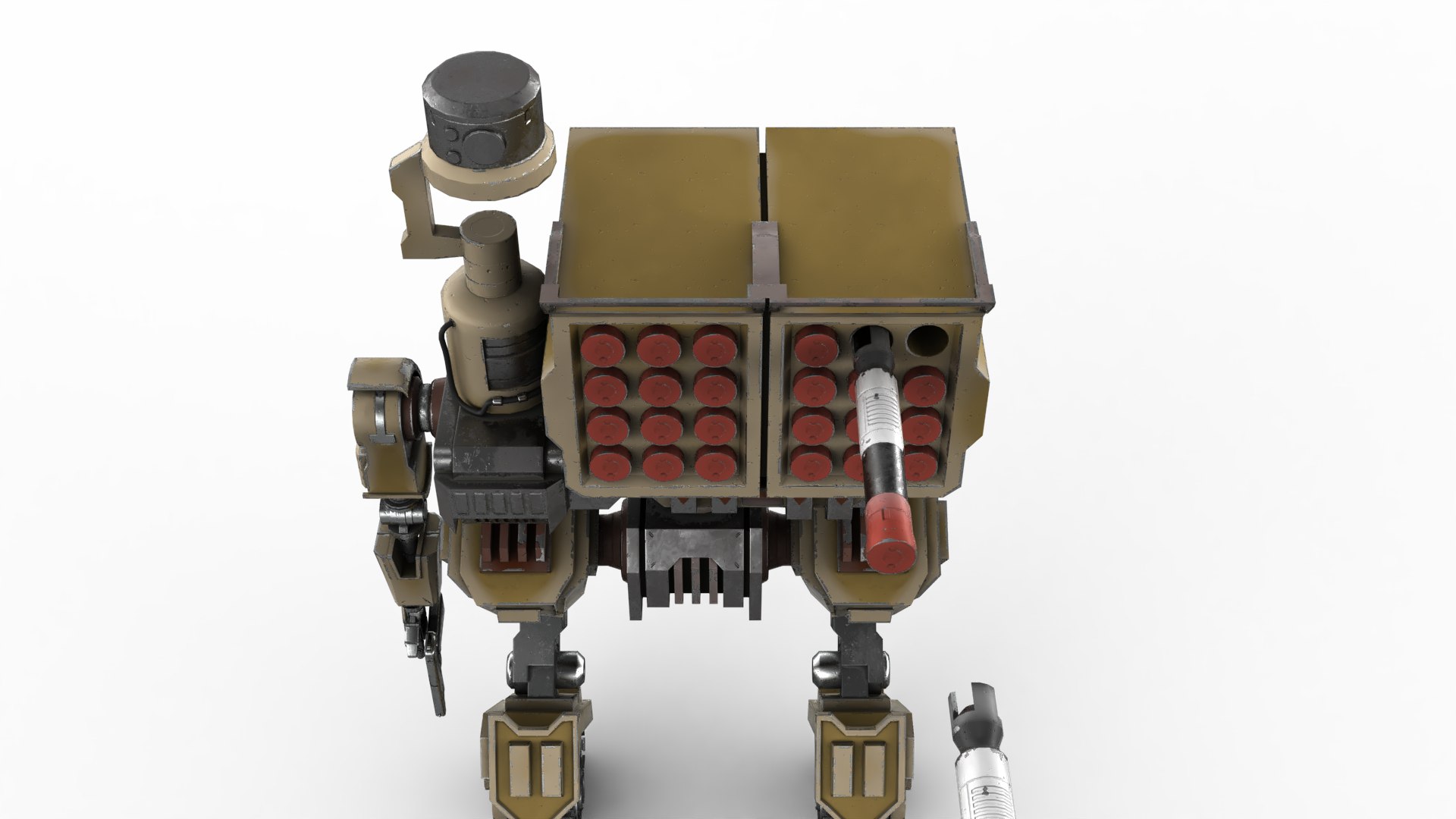 3D Robot Turret Model - TurboSquid 1661526
