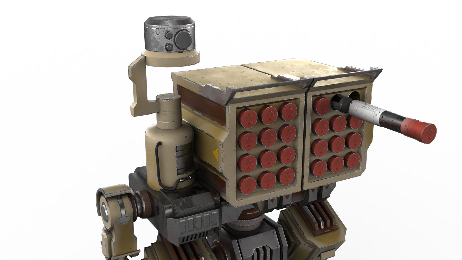 3D robot turret model - TurboSquid 1661526