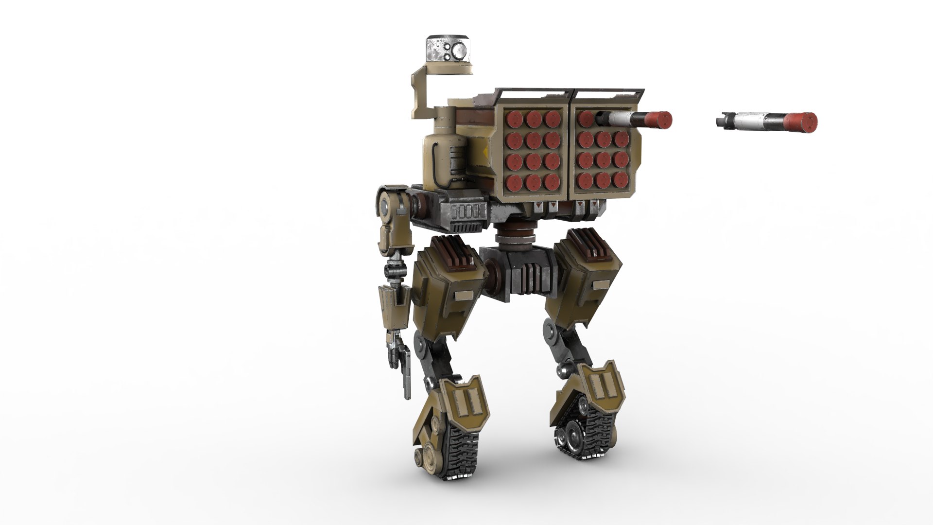 3D Robot Turret Model - TurboSquid 1661526