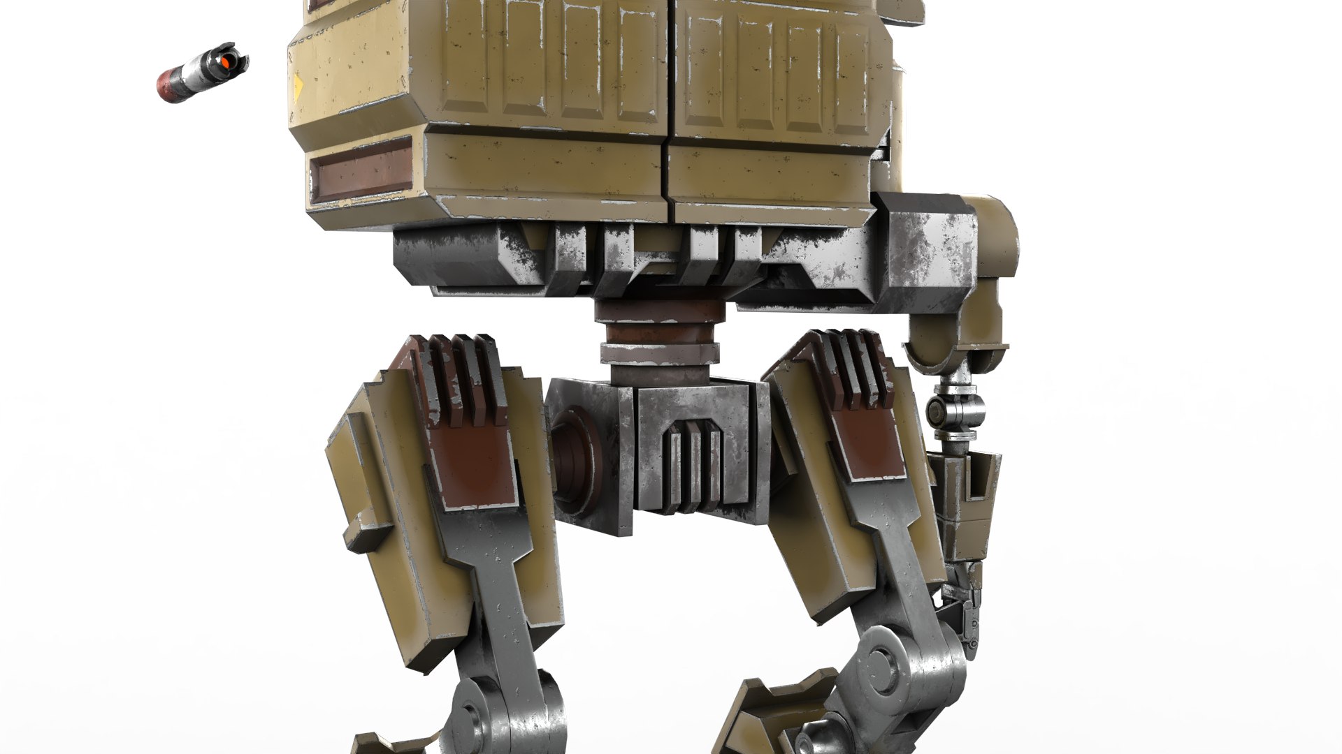 3D robot turret model - TurboSquid 1661526