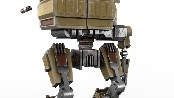 modelo 3d Torreta de robot de dibujos animados - TurboSquid 1661526