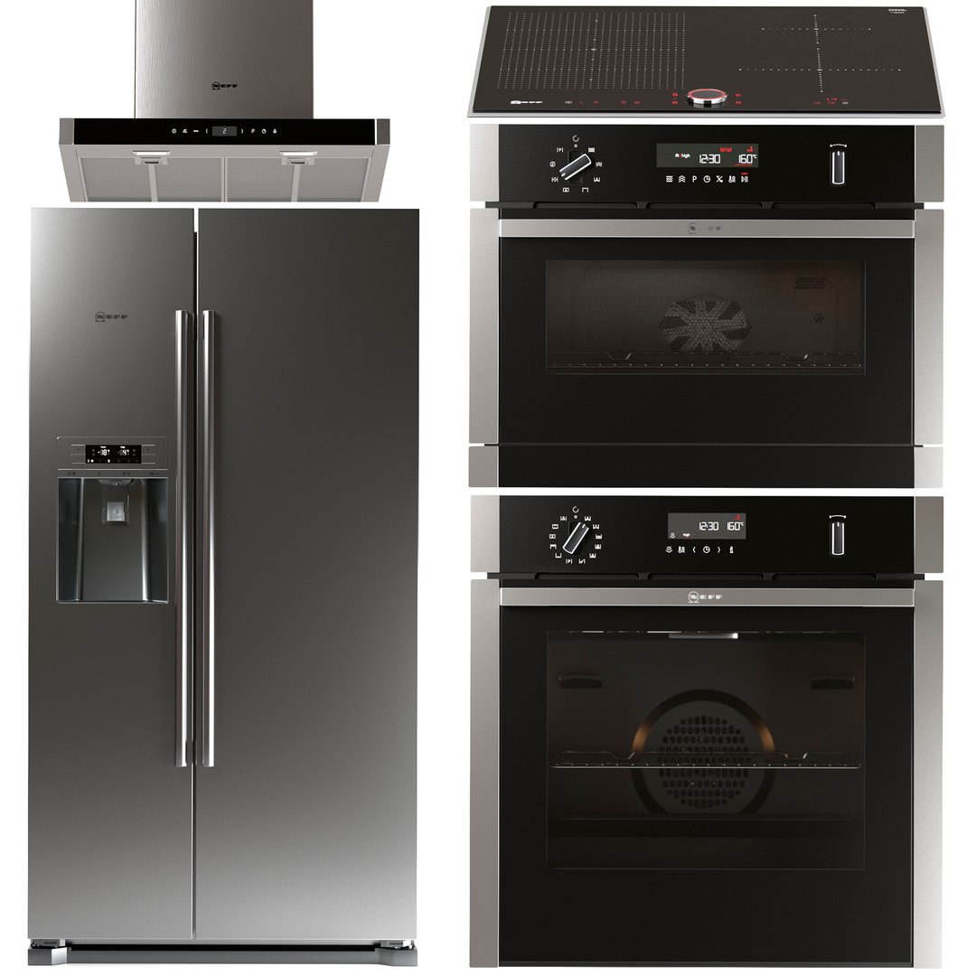 Neff Oven Microwave Model - TurboSquid 1705832