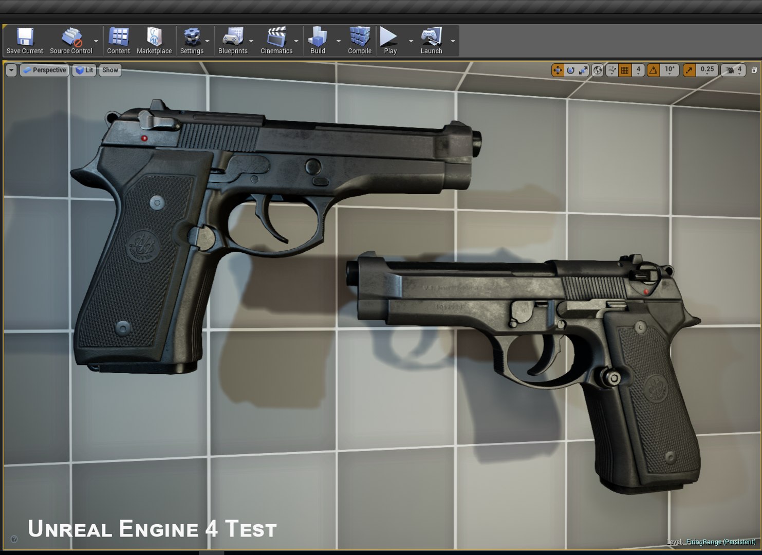 m9 pistol 3d model