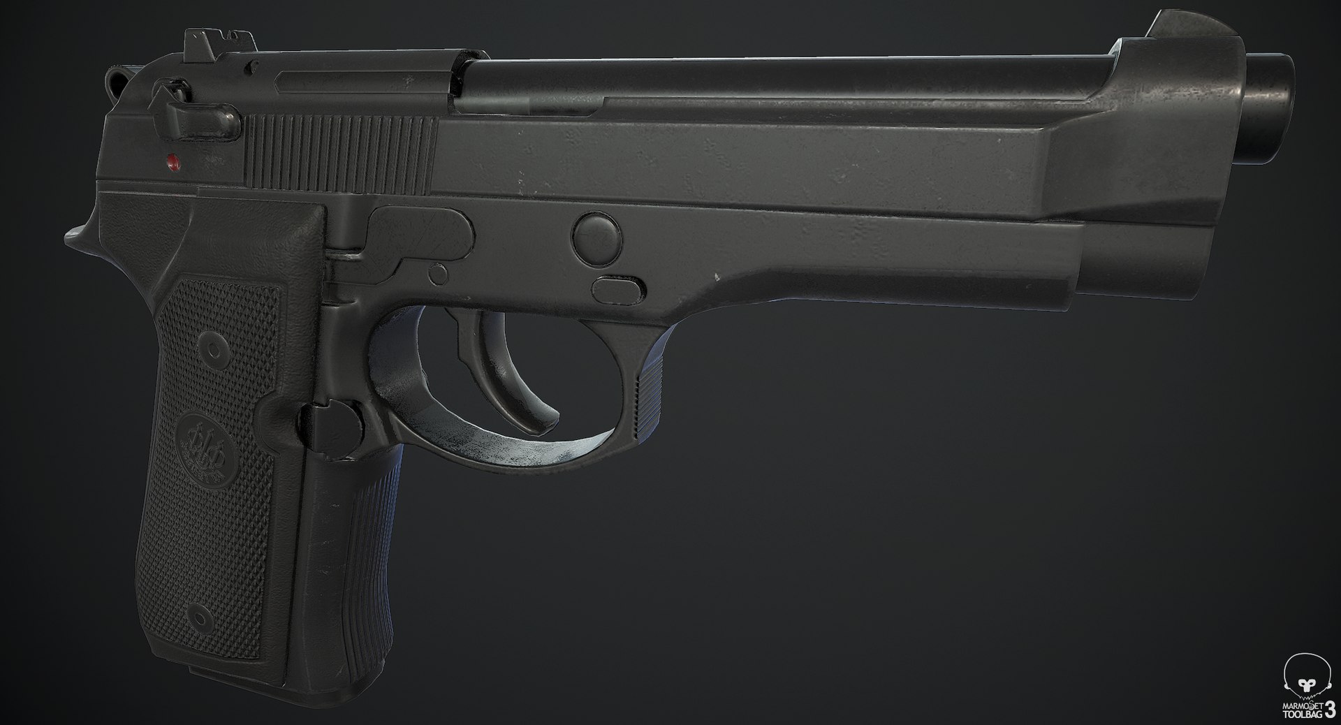 M9 Pistol 3d Model