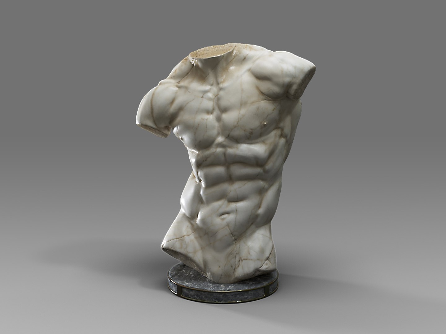 3D male torso model - TurboSquid 1244496