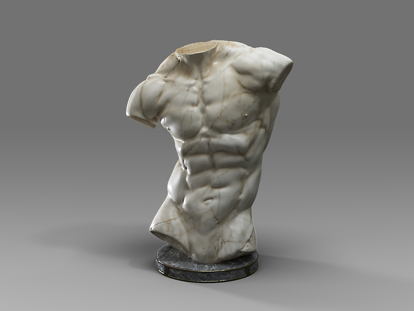 3D male torso model - TurboSquid 1244496