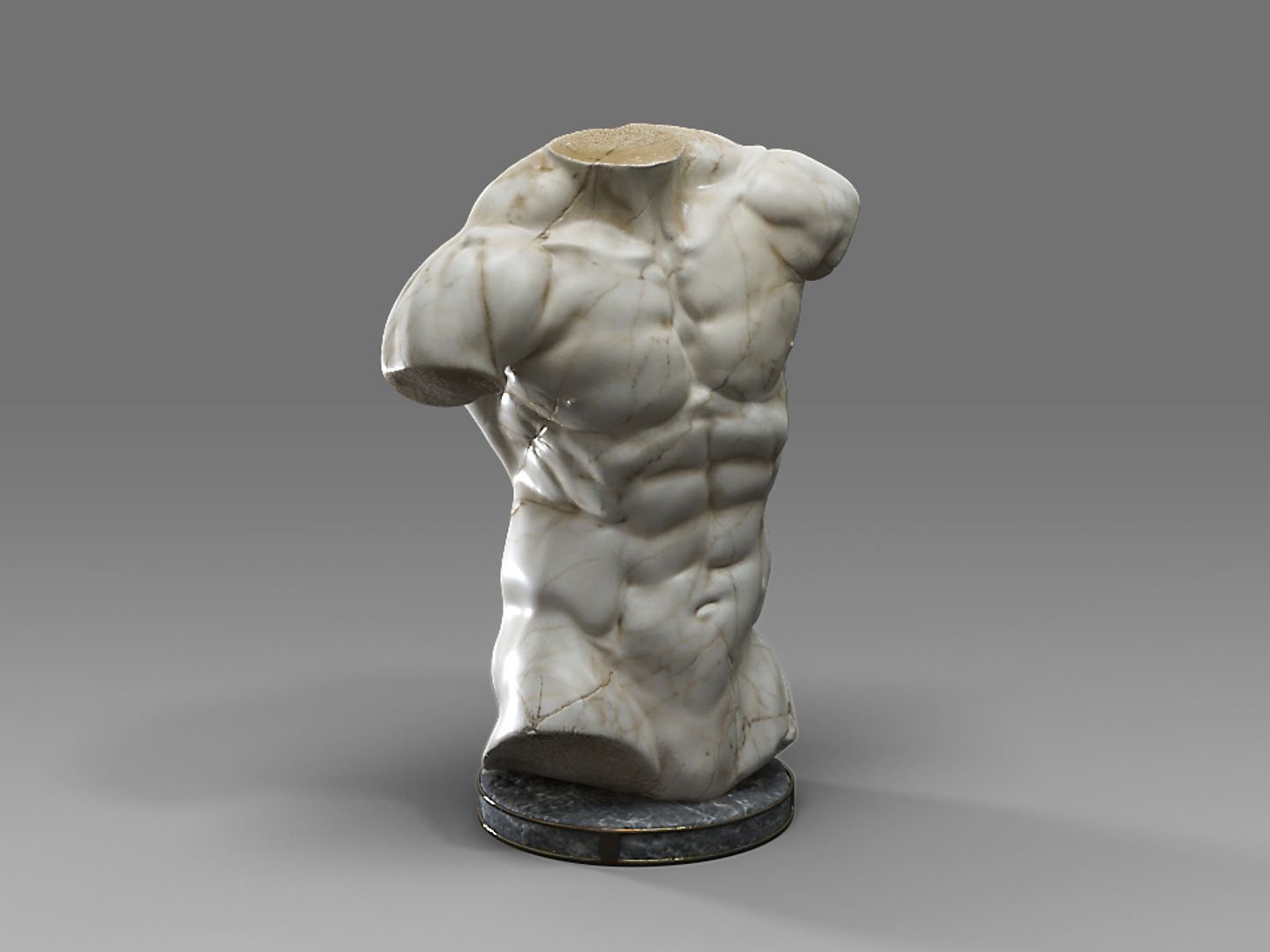 3D male torso model - TurboSquid 1244496