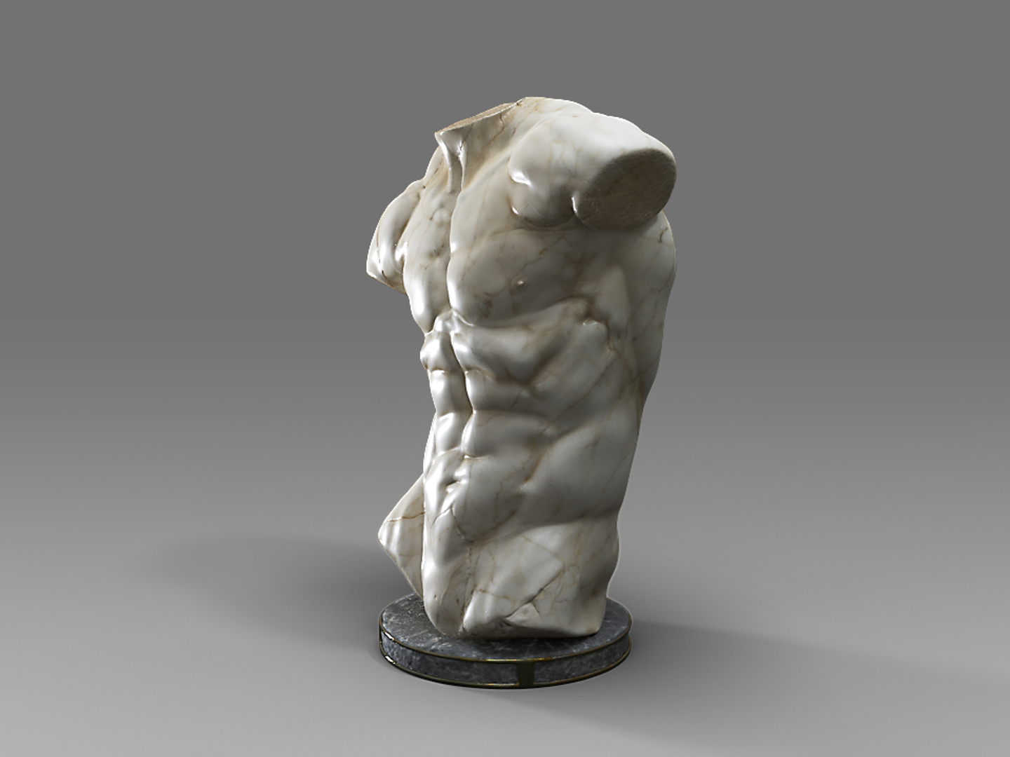 3D male torso model - TurboSquid 1244496