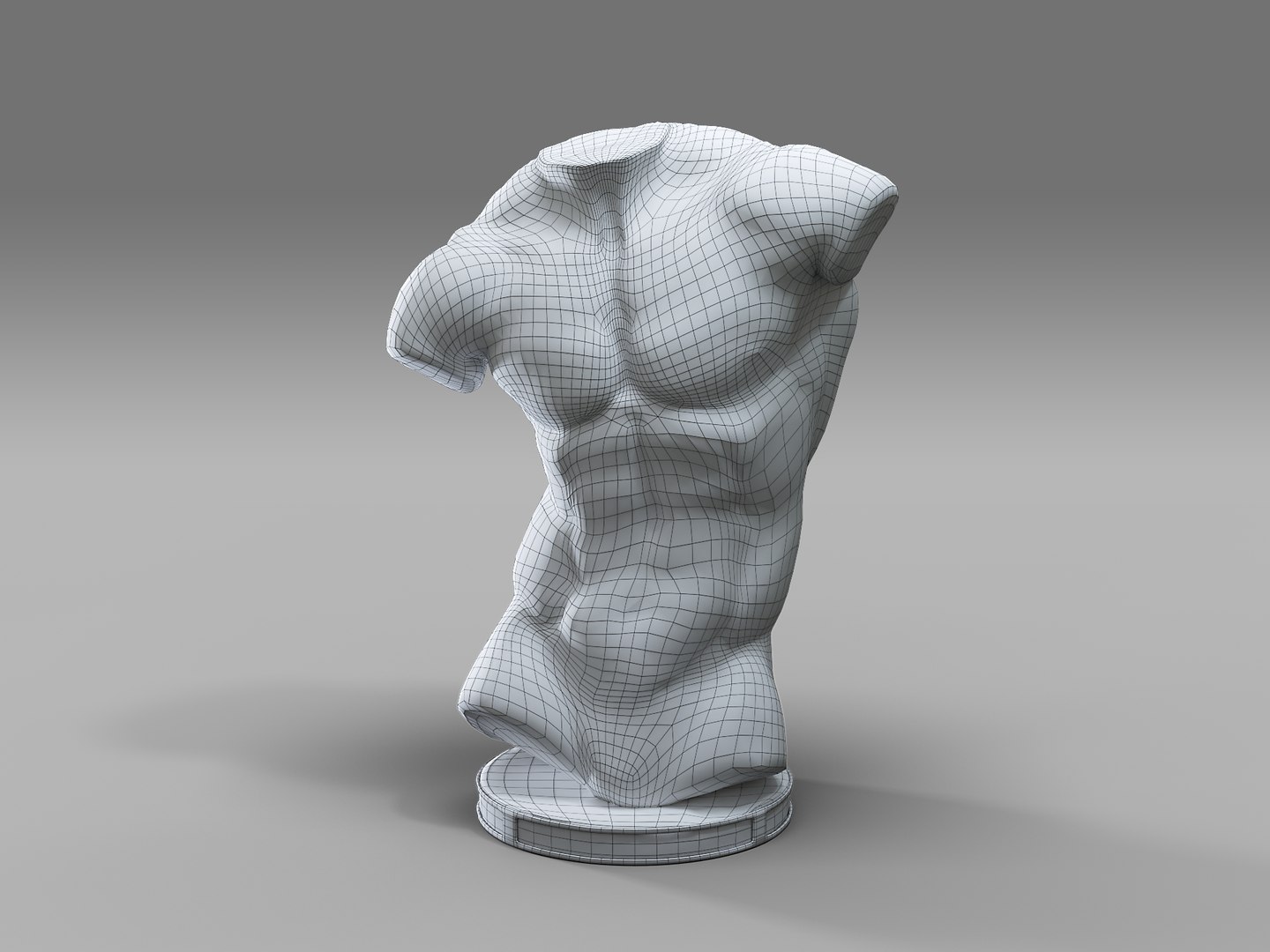 3D male torso model - TurboSquid 1244496