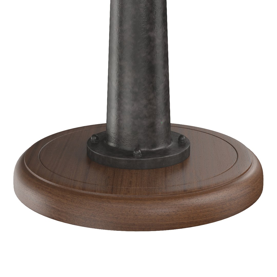 3D Model Noir Yacht Dining Table With Cast Pedestal 48inch - TurboSquid ...