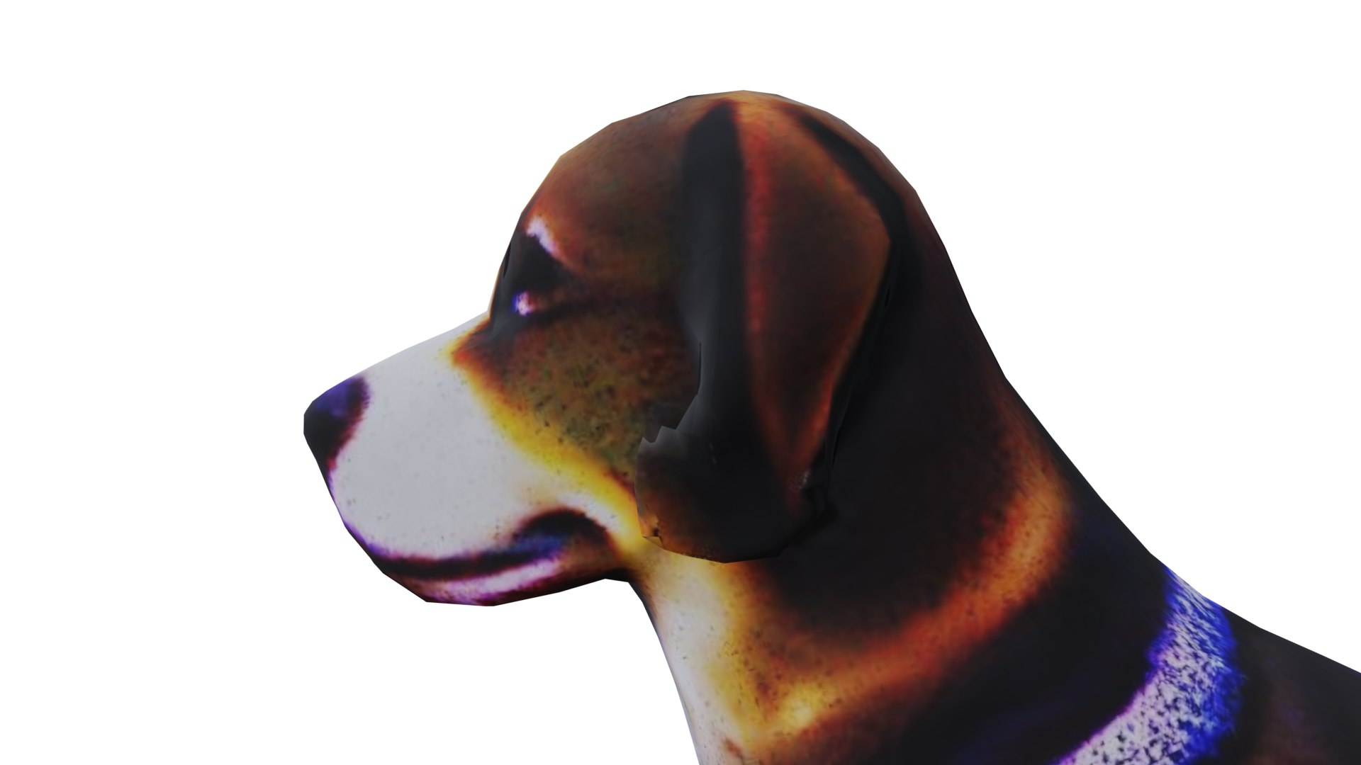 3D Model Low-poly Dog - TurboSquid 2200978