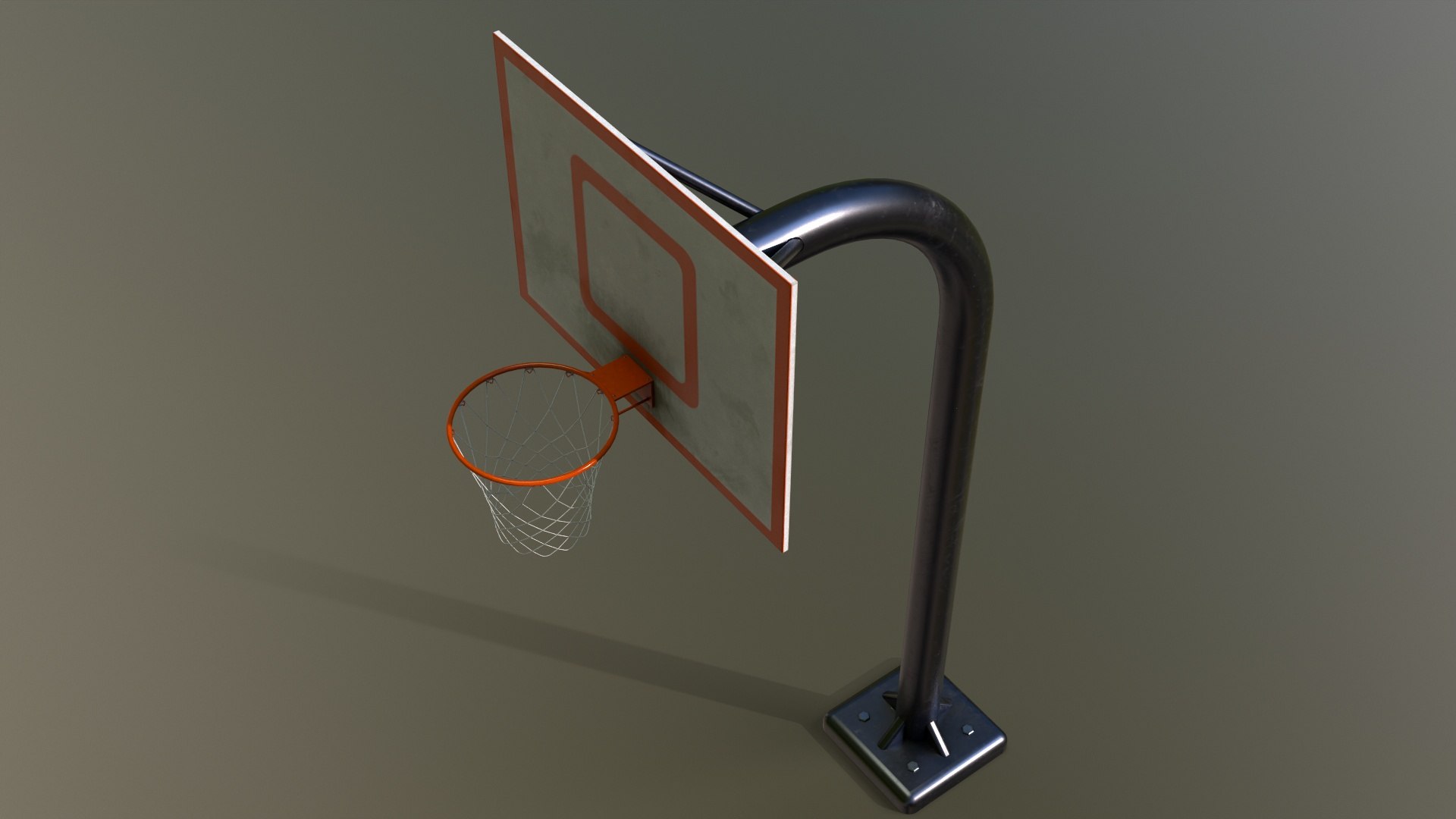 3D model Basket Ball Hoop - TurboSquid 2000236