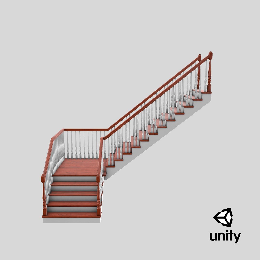 Residential Staircase 3D Model - TurboSquid 1214747