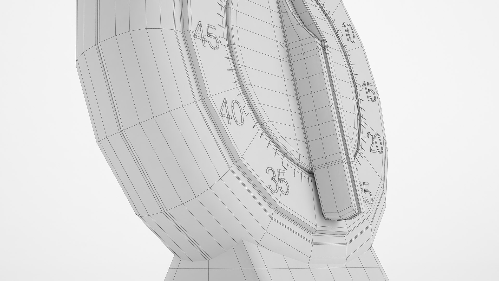 Classic Kitchen Timer 03 Model - TurboSquid 1836816