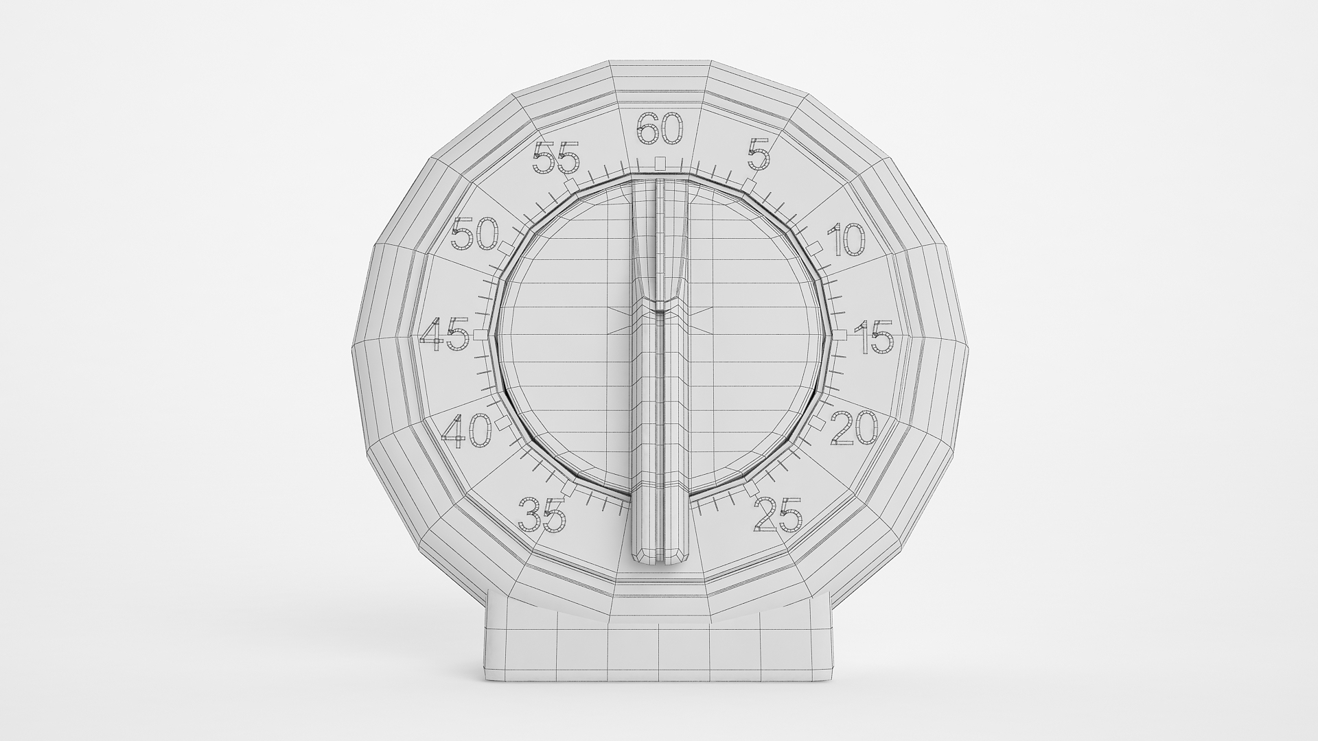 Classic Kitchen Timer 03 Model - TurboSquid 1836816