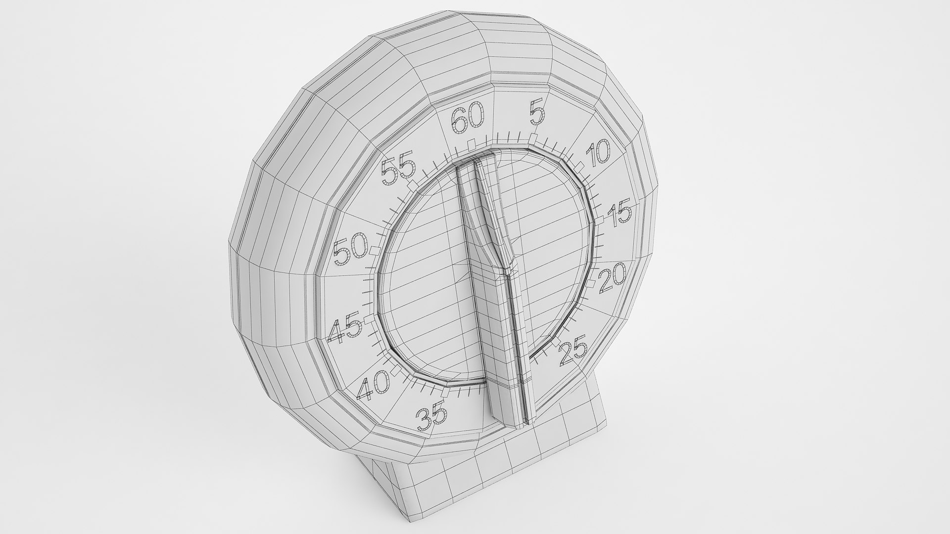 Classic Kitchen Timer 03 Model - TurboSquid 1836816