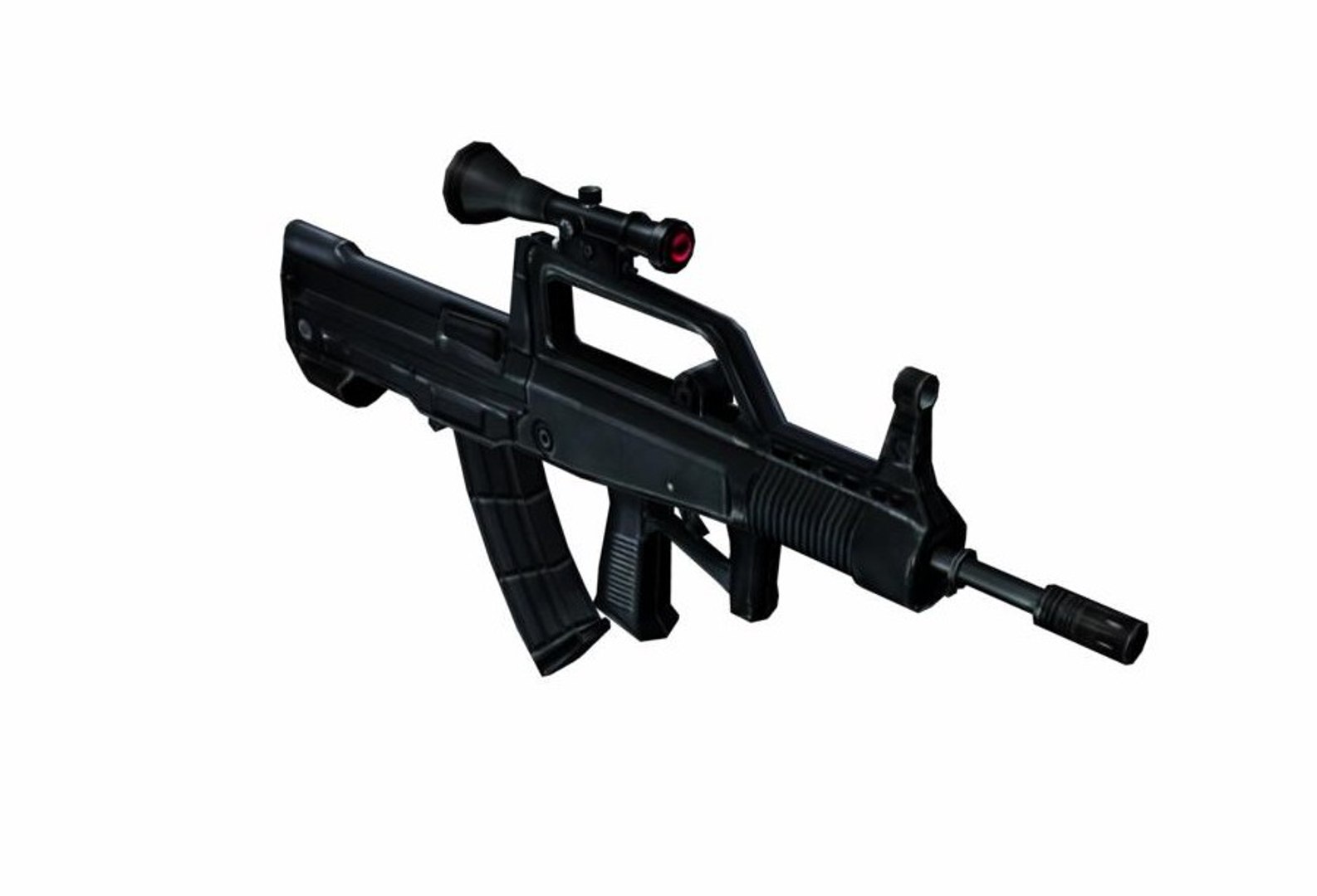 Chinese Army Rifle Qbz95 3d Model