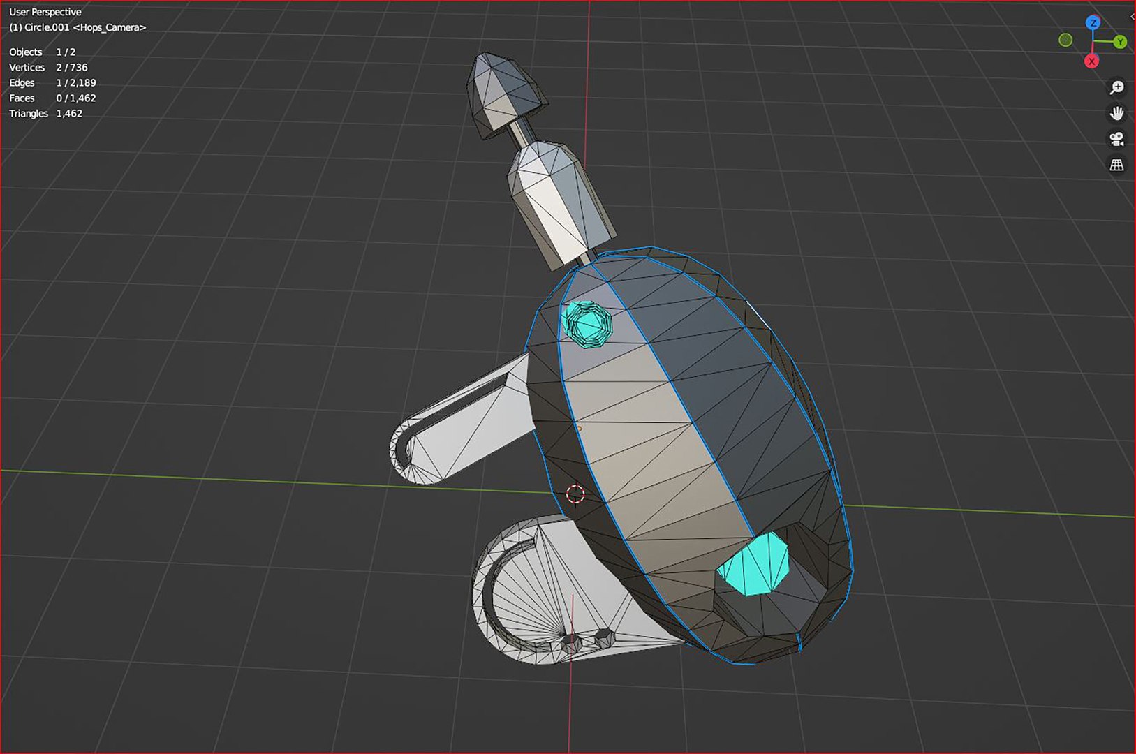 3D 3d Ray Gun Low Poly Icon - TurboSquid 2046524