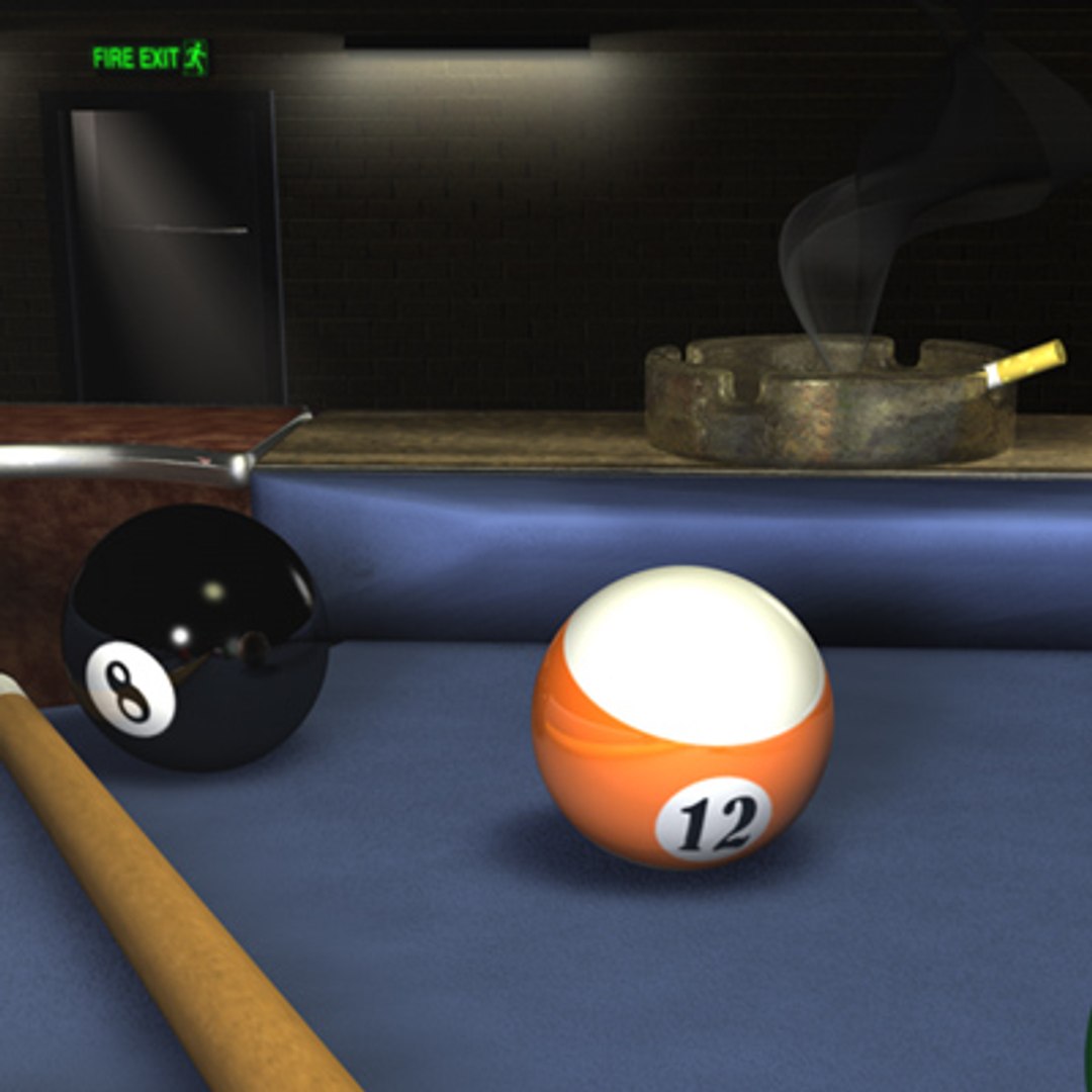 Billiard Table 3d C4d