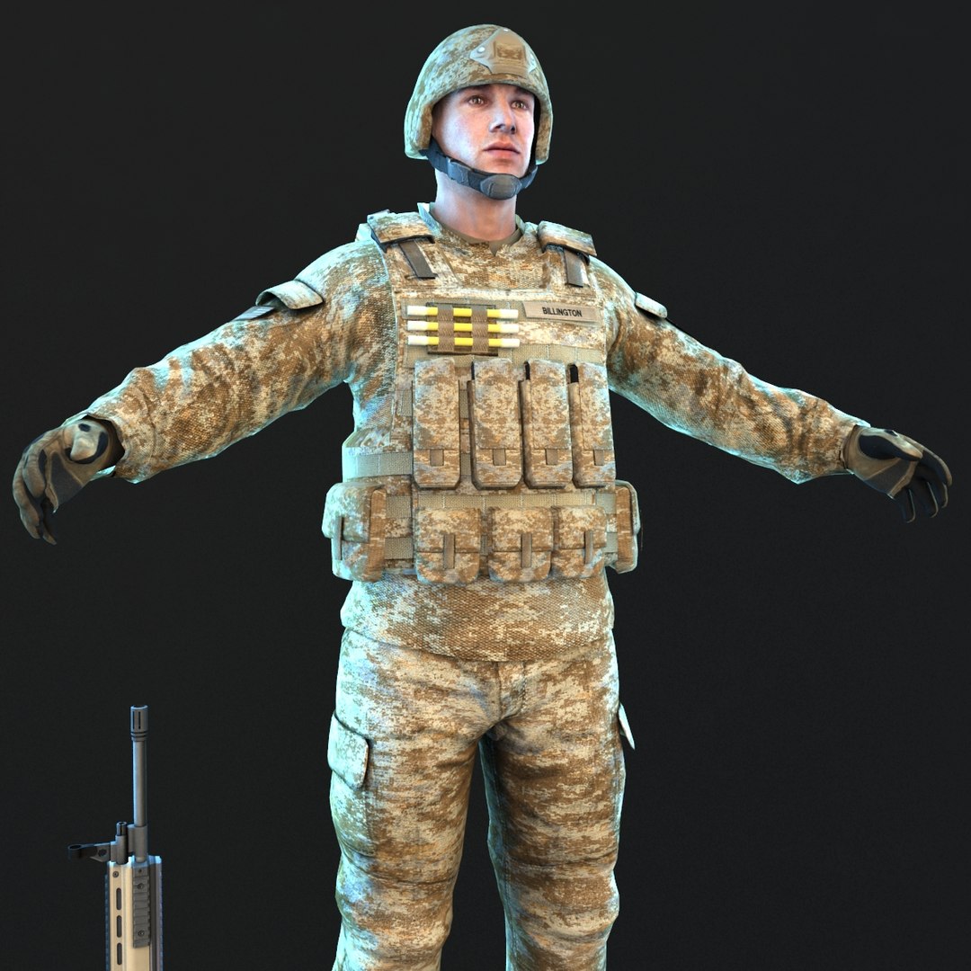 Soldier 2019 3D Model - TurboSquid 1411340