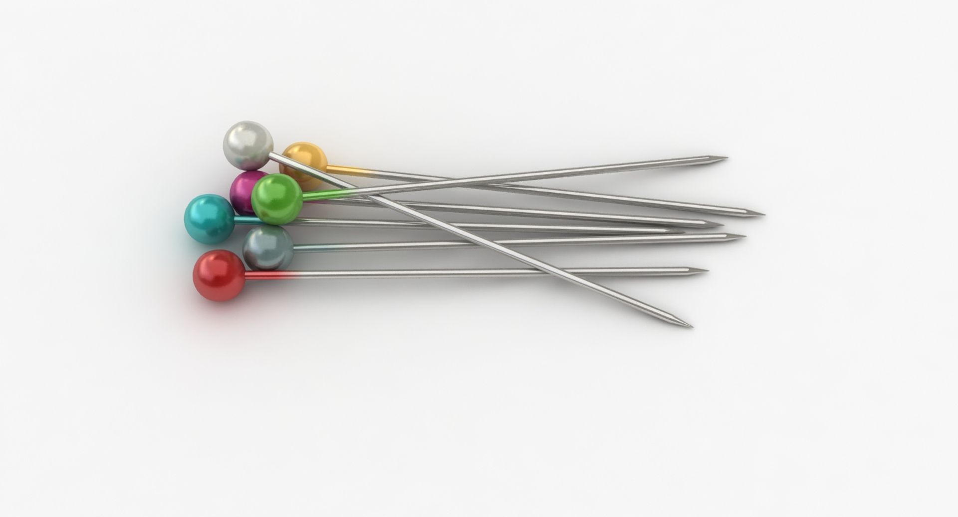3D needle pins - TurboSquid 1250416