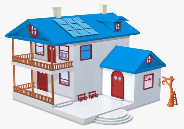 3d cartoon house model