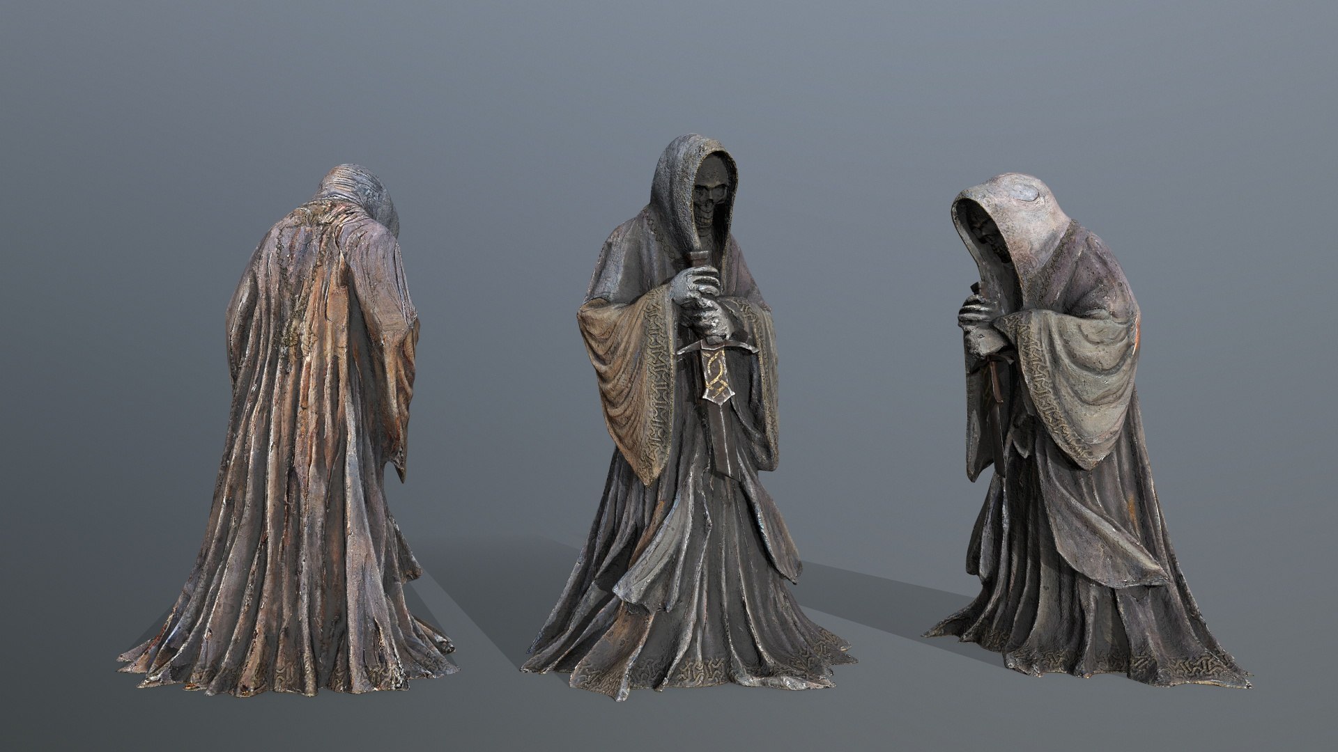 3D Dark Statue Model - TurboSquid 2366916