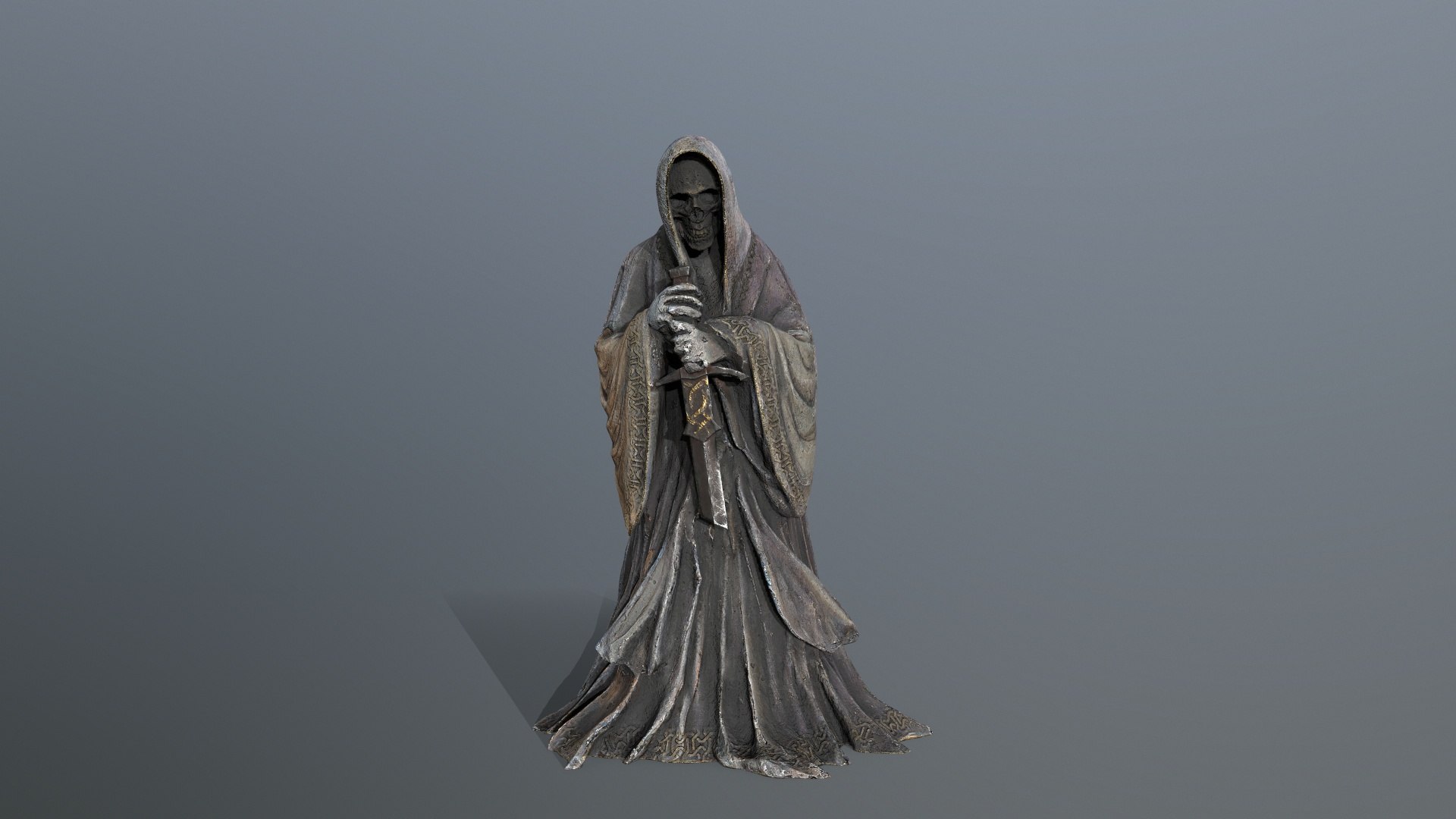 3D Dark Statue Model - TurboSquid 2366916