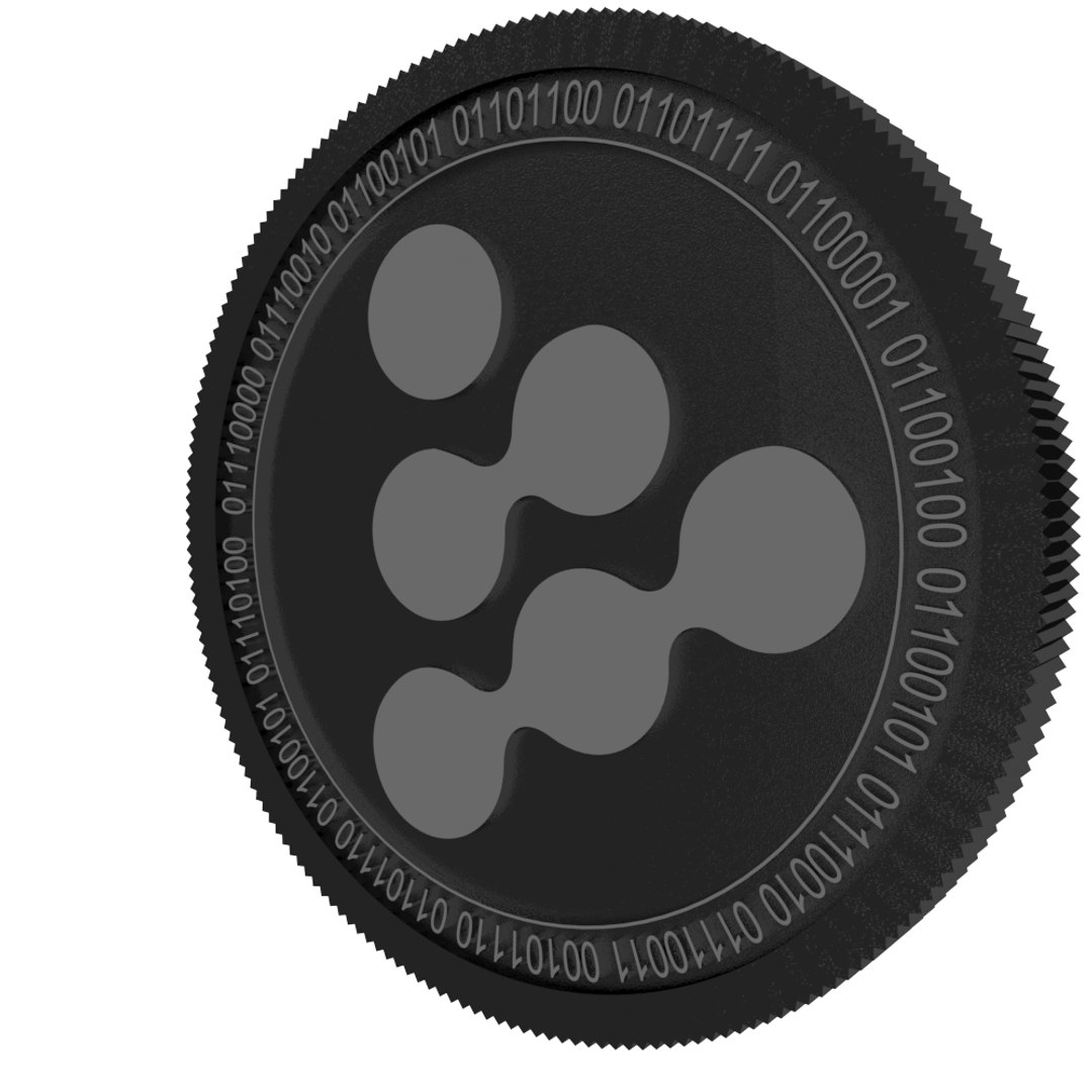 Iexec Black Coin 3D Model - TurboSquid 1458015